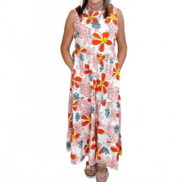 Papillon Blanc | Dresses | New Papillon Womens Tiered Dress In White ...